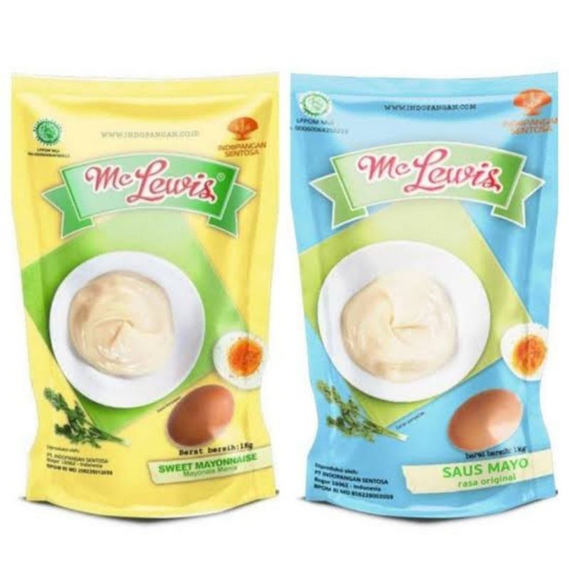Jual Mc Lewis Mayonnaise Sweet Original Kemasan 1 kg | Shopee Indonesia