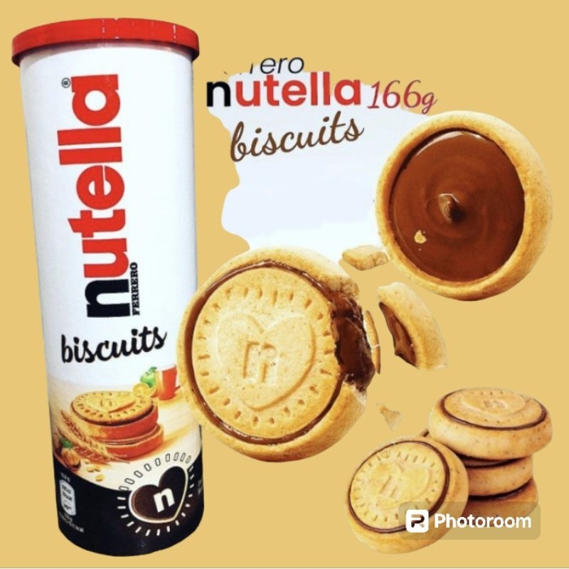 Jual Ferrero Nutella Biscuit Chocolate 166g /Nutella Biskuit | Shopee ...