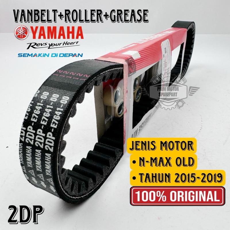 Jual ORIGINAL VANBELT V-BELT SET ROLLER N-MAX OLD LAMA 2015-2019 ,NMAX ...