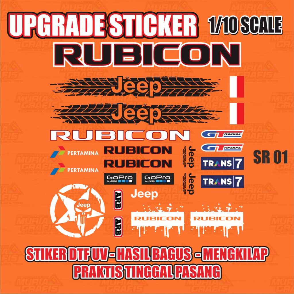 Jual UPGRADE STIKER MOBIL RC MN 222 RUBICON 1/10 SCALE | Shopee Indonesia