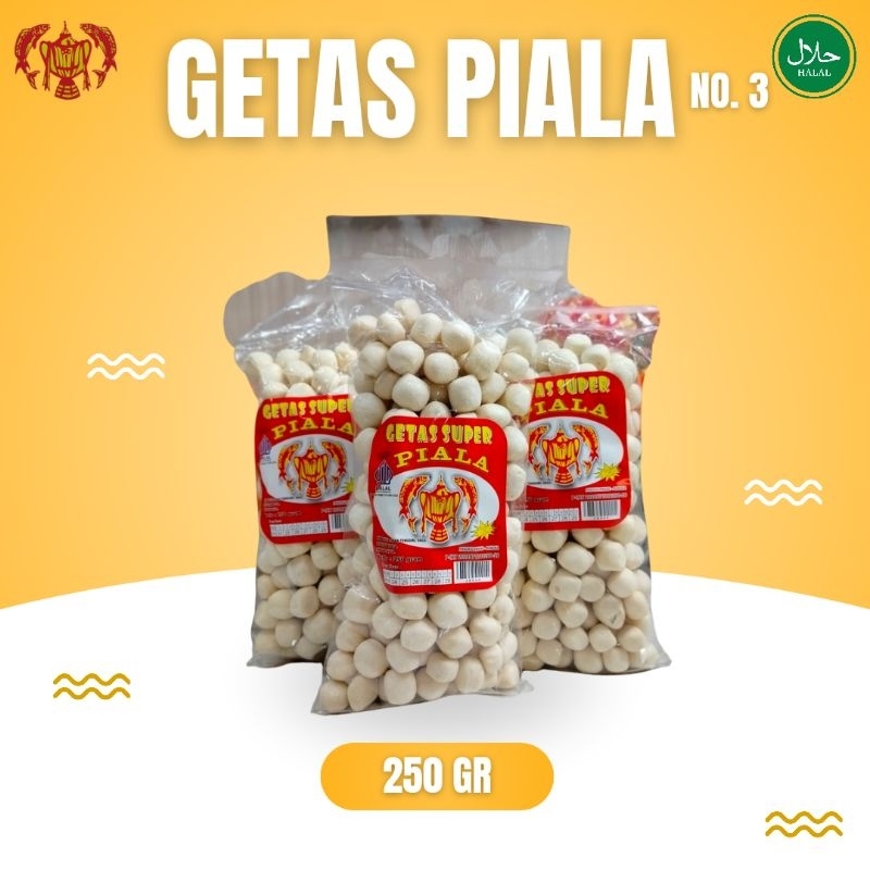 Jual Getas Super ikan tenggiri khas Bangka cap Piala No. 3, 250gr ...