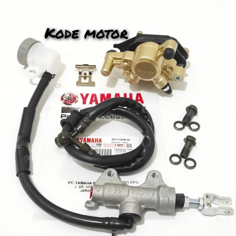 Jual Baut 2pcs+kaliper belakang+master rem set + selang rem Yamaha Jupiter MX new MX king xabre ...