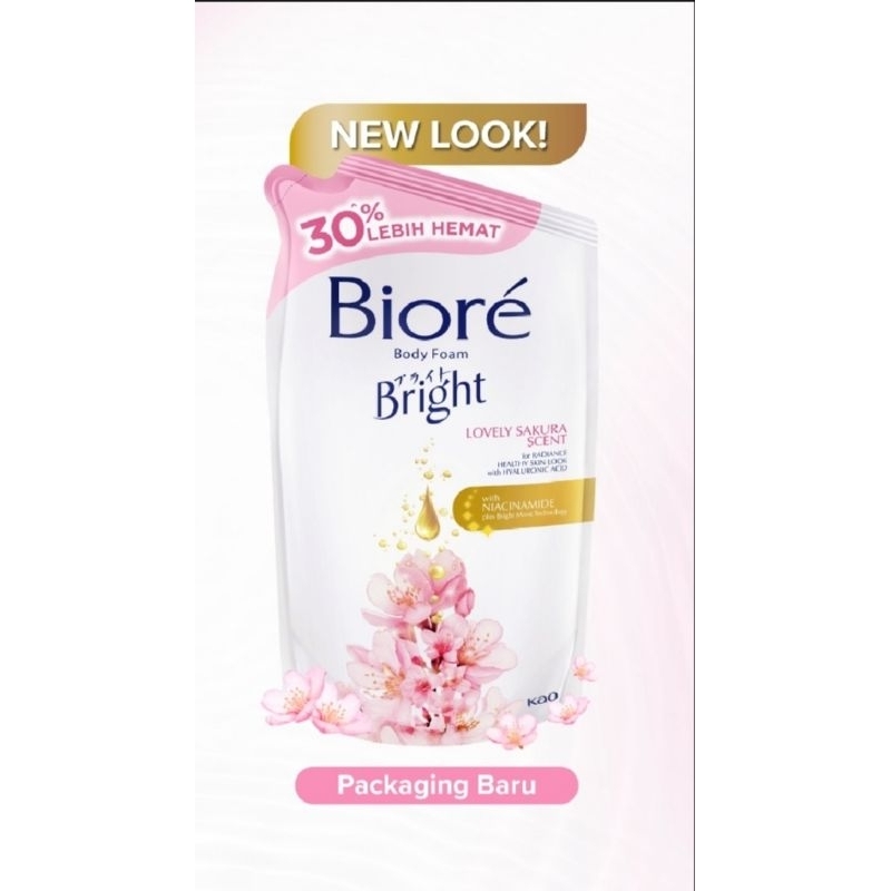 Jual Biore bright sabun madi cair lovely sakura 800ml | Shopee Indonesia