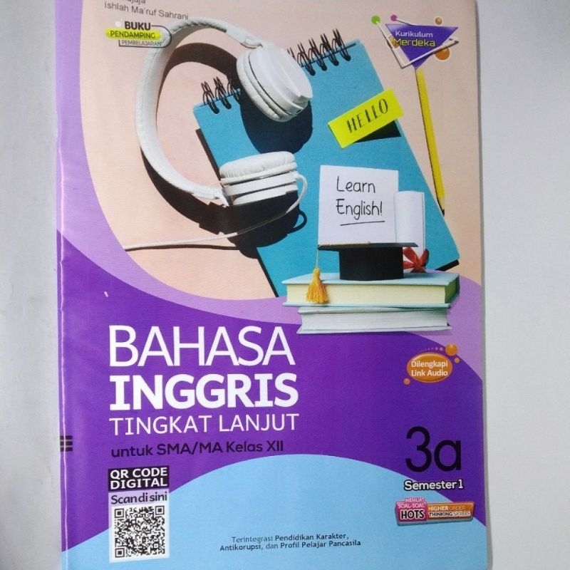 Jual LKS SMA MA BAHASA INGGRIS TINGKAT LANJUT KELAS 12 SEMESTER 1 KURIKULUM MERDEKA | Shopee ...