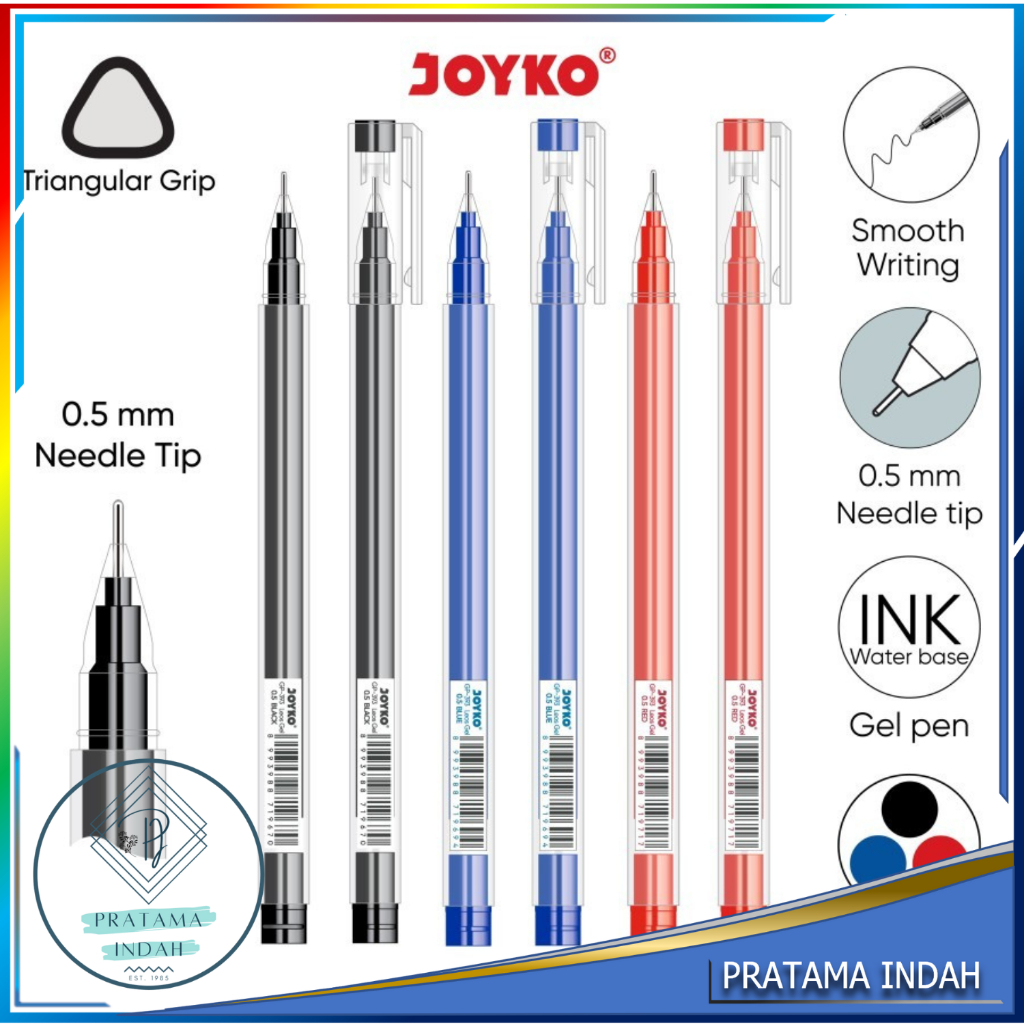 Jual GEL PEN PULPEN PENA JOYKO GP-393 LEOS GEL 0.5 mm | Shopee Indonesia