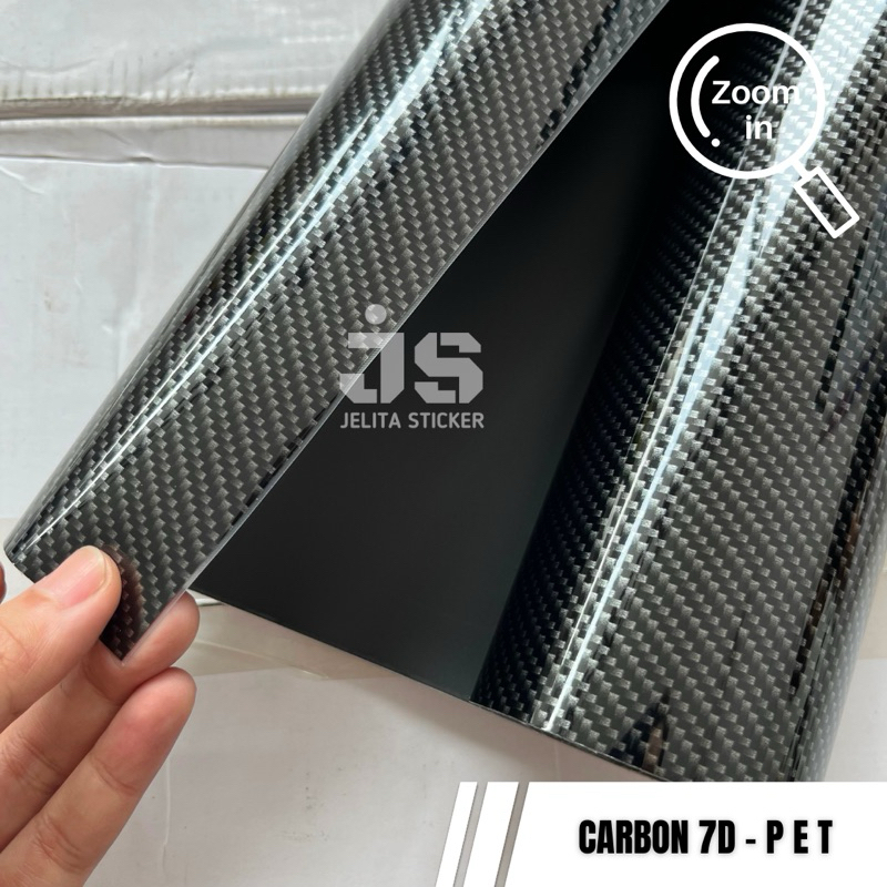Jual [ ROLL ] PREMIUM Sticker Carbon 7D PET / Skotlet Karbon 7D PET ...