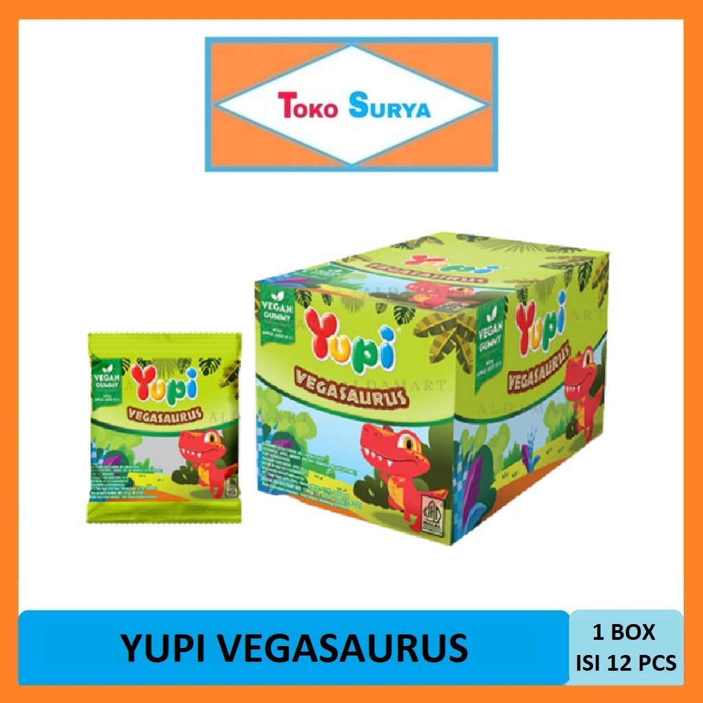 Jual Yupi Gummy Candies Vegasaurus 12 Pcs x 12 Gr | Shopee Indonesia
