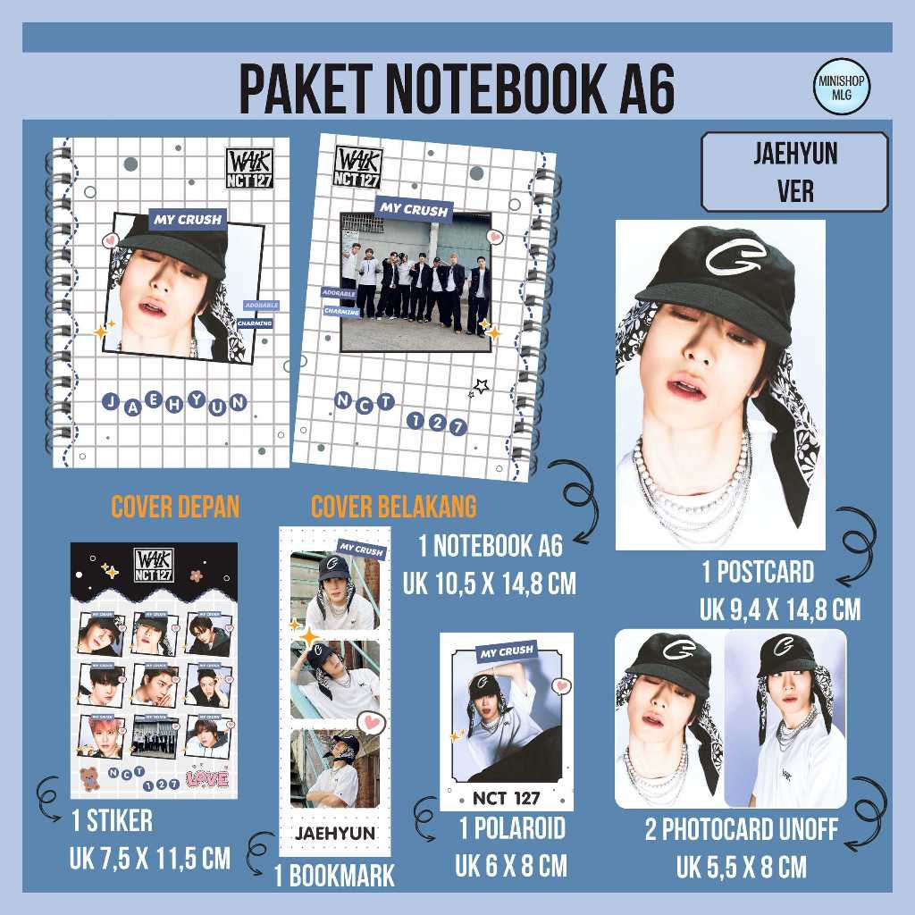 Jual (FREEBOX) PAKET HEMAT NOTEBOOK NCT 127 WALK UNOFFICIAL - FANKIT ...