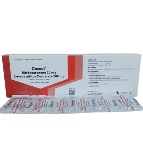 Jual Corsel 1 box isi 30 kapsul (suplemen makanan) | Shopee Indonesia