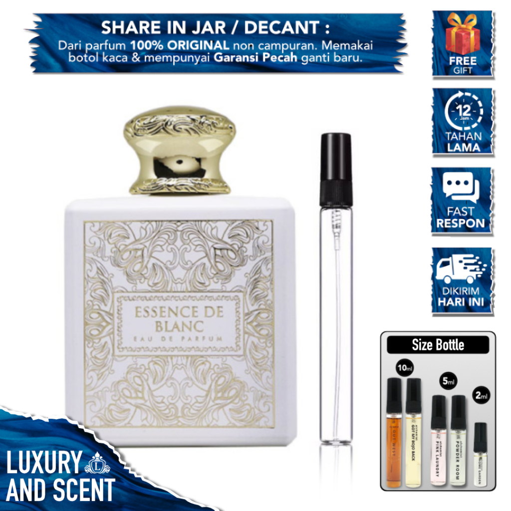 Jual DECANT PARFUM FRENCH AVENUE ESSENCE DE BLANC Share In Bottle Jar 2 ...