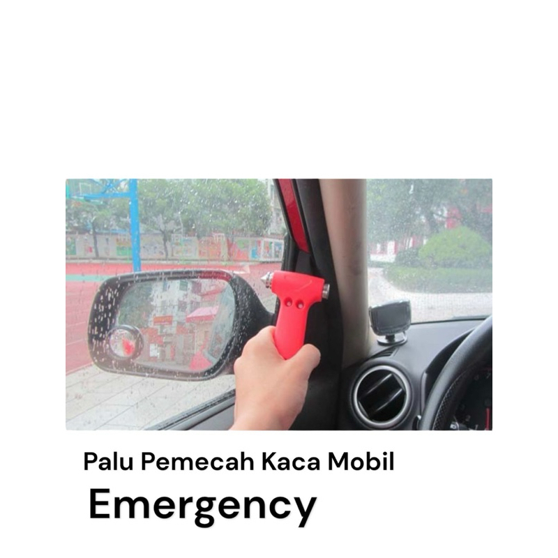 Jual Car Safety Hammer / Palu Alat Bantu Pemecah Kaca Mobil Darurat ...