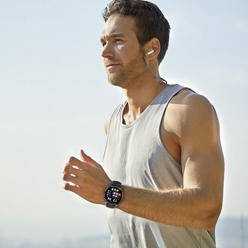 Jual SKMEI Smartwatch Sport Heart Rate Waterproof - QS39 - Black ...