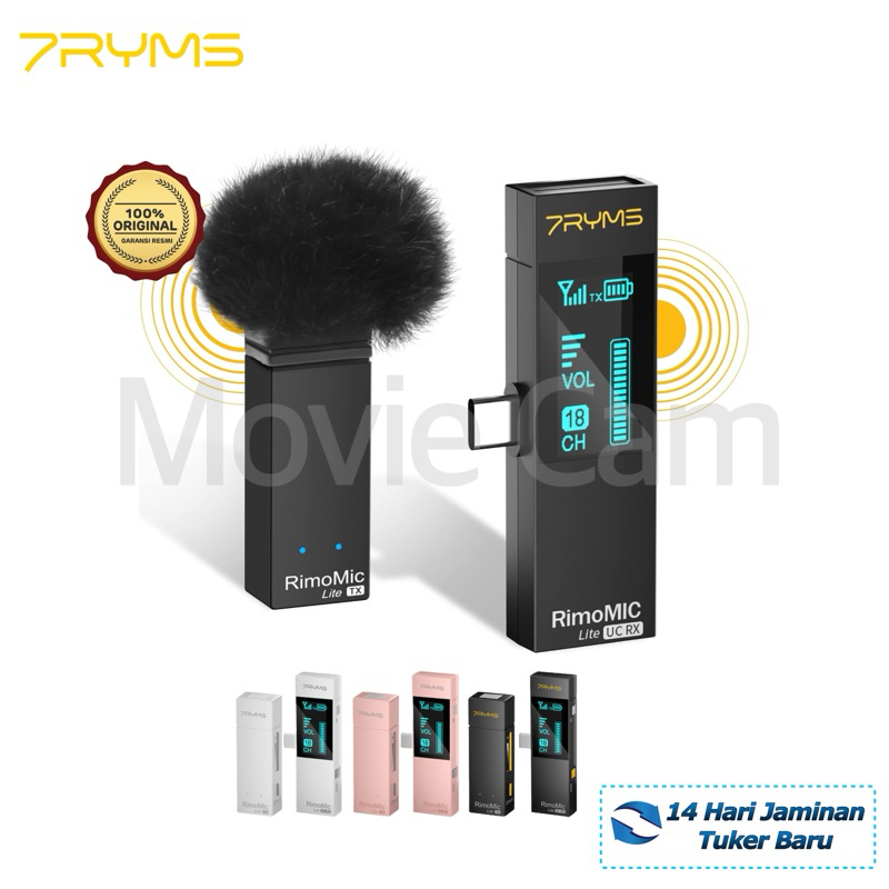 Jual 7RYMS RimoMic Lite UC Mini UHF Wireless Microphone USB Type-C ...
