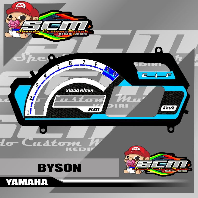 Jual Papan Panel speedometer Yamaha Byson panel spidometer custom ...