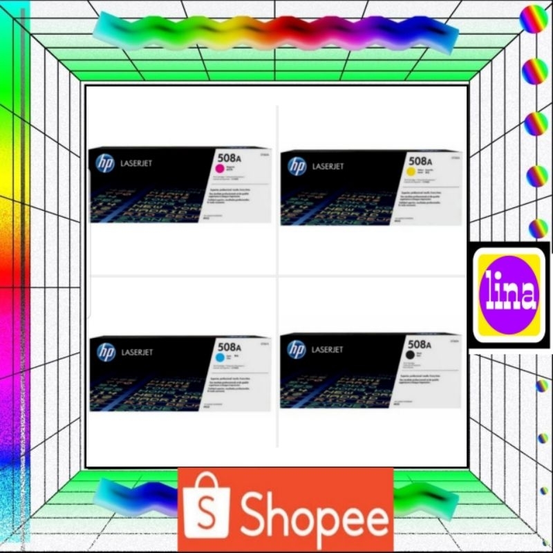 Jual TONER HP LASERJET 508A (CF360A,CF361A,CF362A,CF363A) ORIGINAL FOR ...