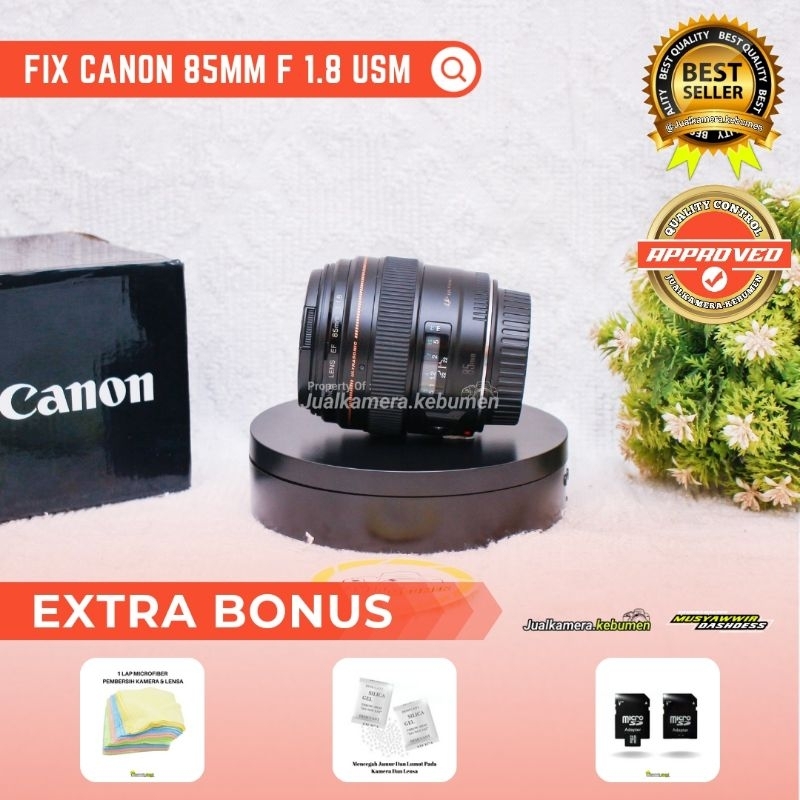 Jual LENSA FIX CANON 85MM F1.8 BOKEH TAJAM TINGGAL PAKAI | Shopee Indonesia