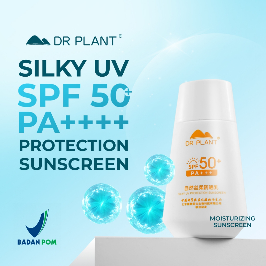 Jual DR PLANT Silky UV Protection Sunscreen - SPF50 PA++++ - Sunscreen ...