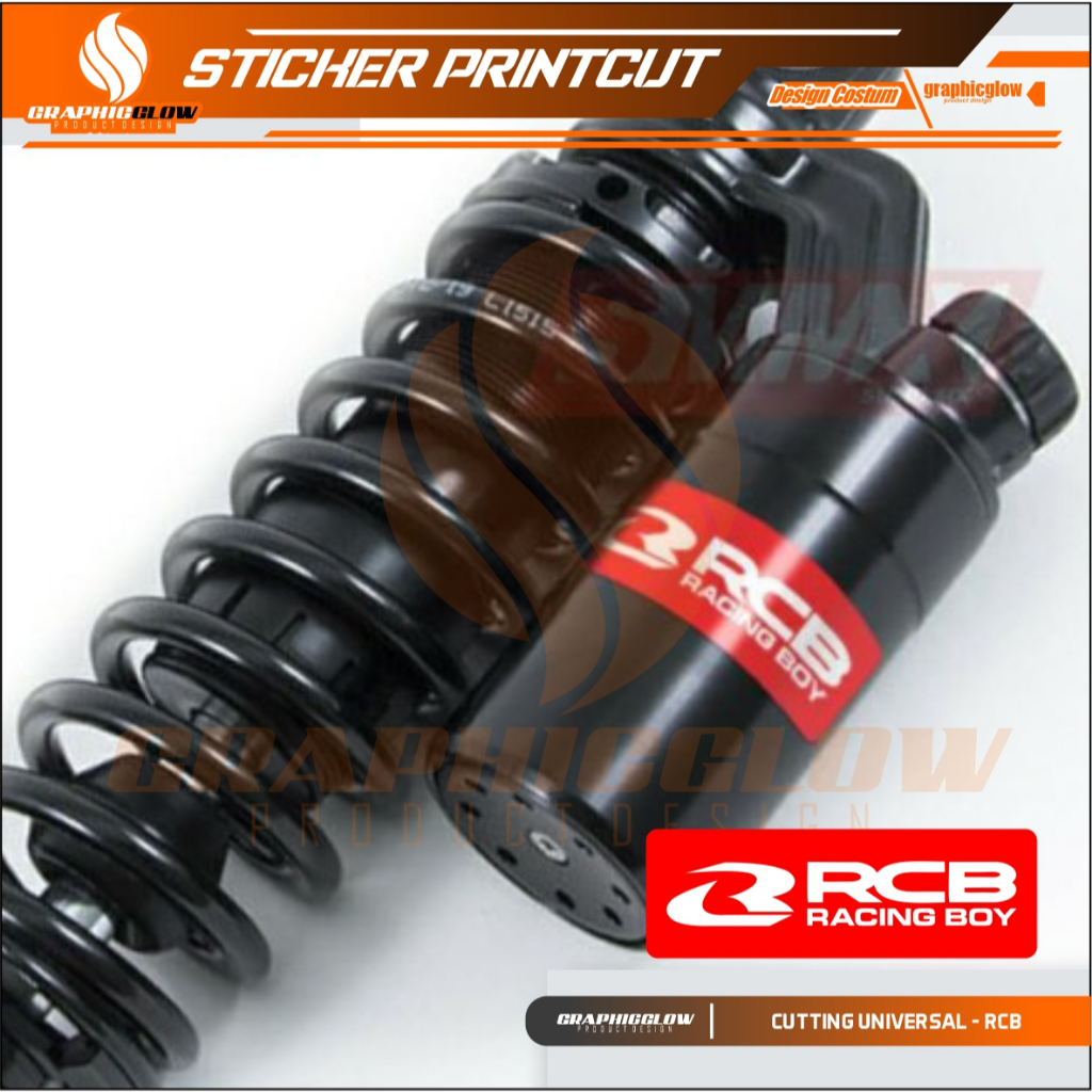 Jual STIKER SHOCK TABUNG BELAKANG RACING BOY STICKER BOTTOM SHOK RCB ...