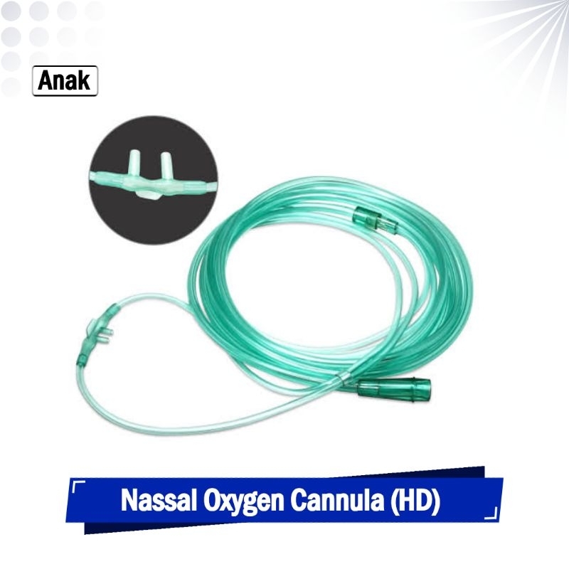 Jual Selang Nasal Kanul Oksigen Dewasa Anak OneHealth Nasal Oxygen ...