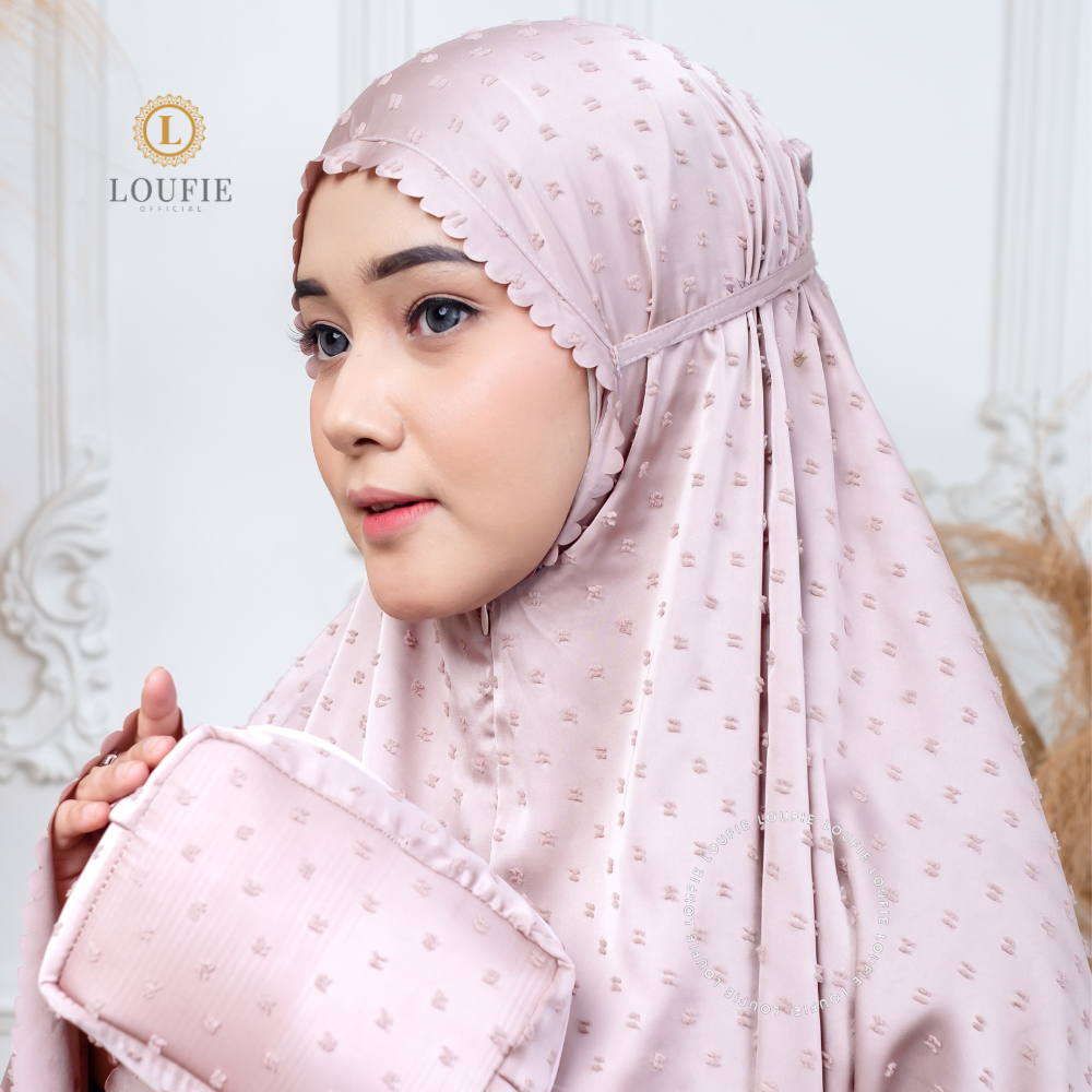 Jual LOUFIE - Mukena Dewasa Silk Uragiri Laser Cut Dania Mewah | Shopee ...