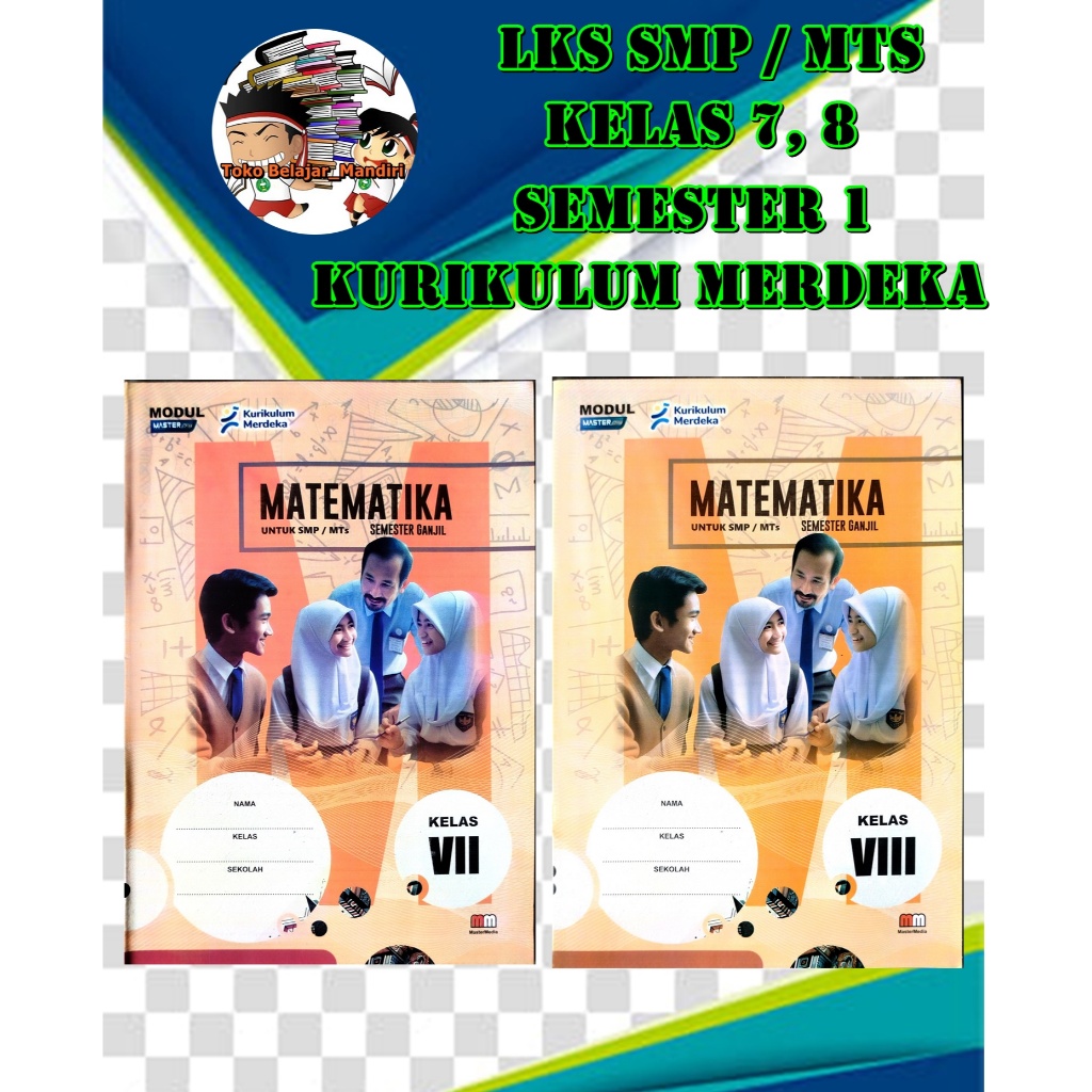Jual LKS Matematika SMP/MTS Kelas 7, 8 Semester 1 Kurikulum Merdeka | Shopee Indonesia