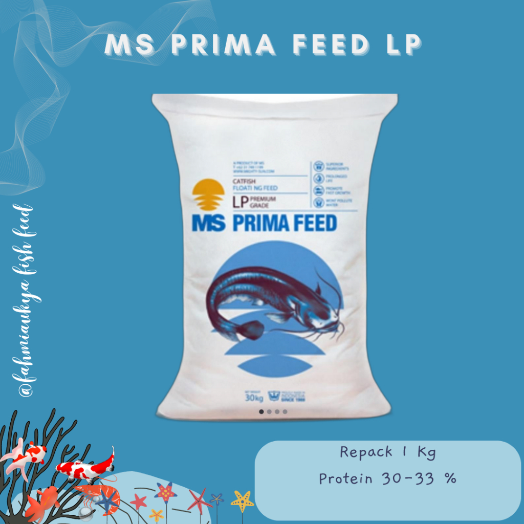Jual PRIMA FEED LP Pakan Lele Premium Grade | Repack 1 kg pakan lele ...