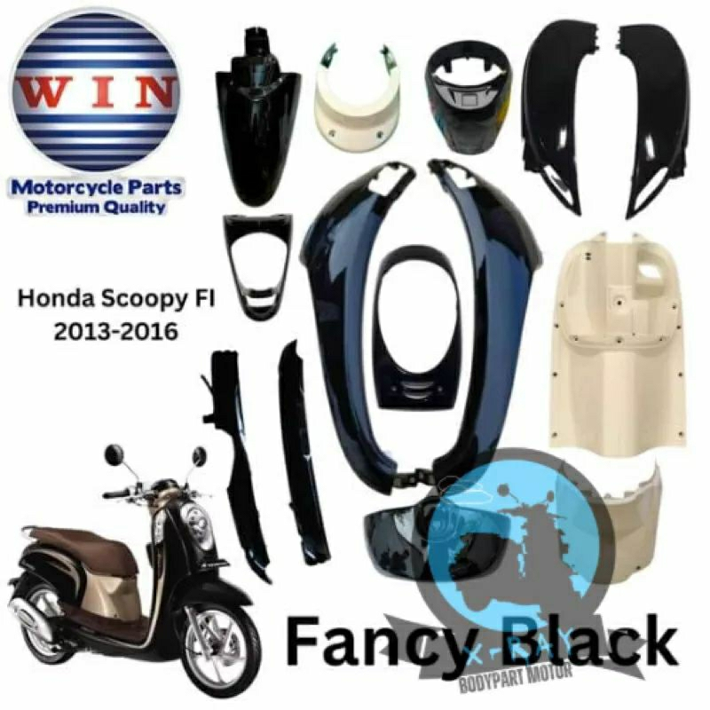 Jual Jual Satuan / Eceran Cover Body Bodi Halus Set Honda Scoopy FI ...
