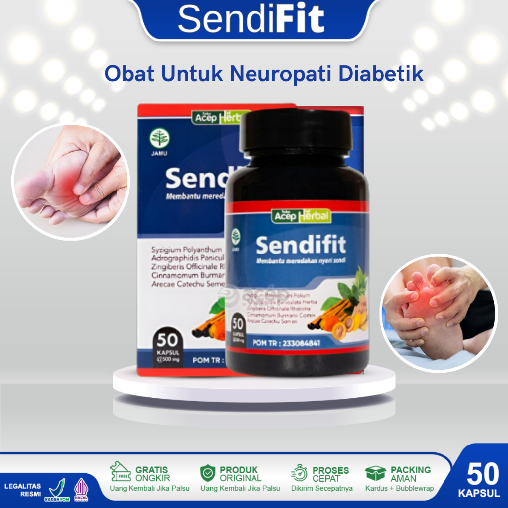 Jual Obat Neuropati Diabetik Kerusakan Gangguan Saraf Telapak Kaki ...