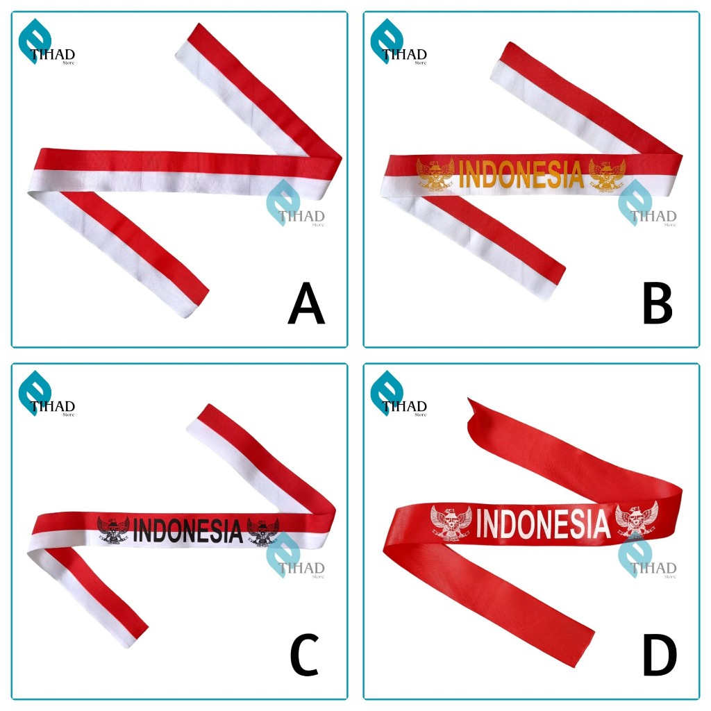 Jual Headband Merah Putih / Headband Timnas Indonesia / Headband Garuda ...