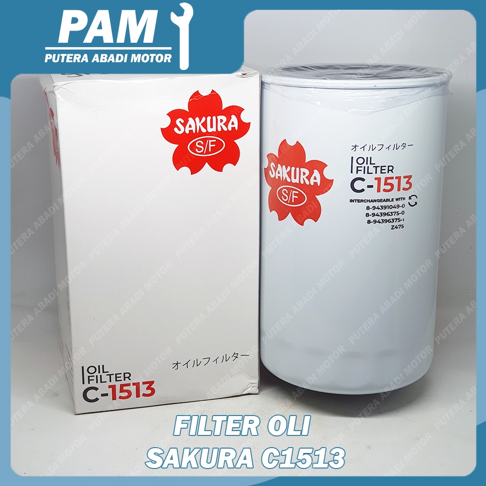 Jual Filter Oli Isuzu Giga Sakura C1513 Oil Filter Giga C-1513 | Shopee ...