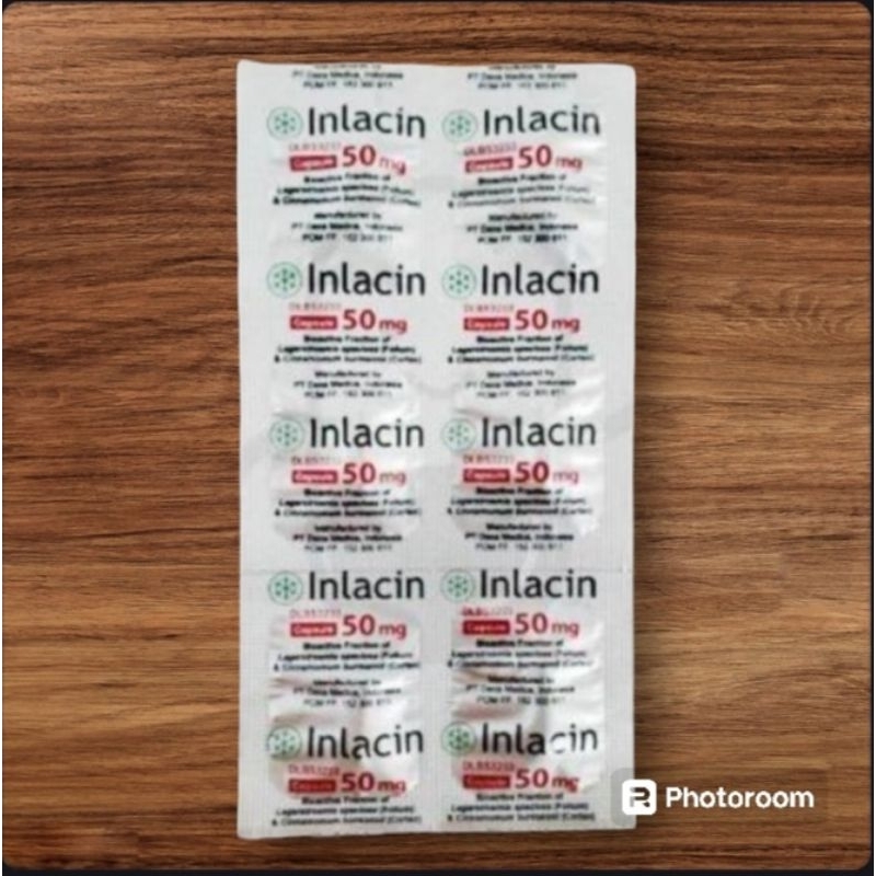 Jual inlacin 50 mg strip 6 kapsul | Shopee Indonesia