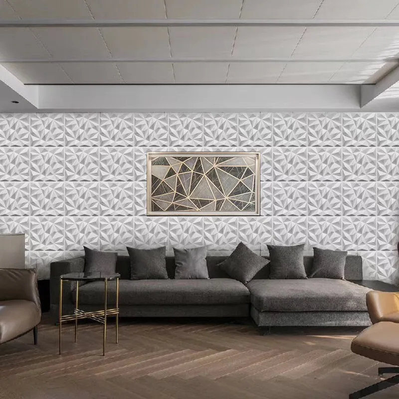 Jual Wallpanel Dinding Wallpaper 3D Timbul Bahan PVC Tebal Anti Air dan ...