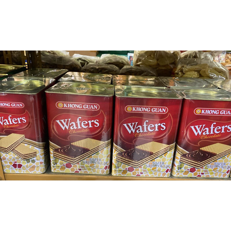 Jual KHONG GUAN WAFER CREAM KALENG BESAR 1300gr | Shopee Indonesia