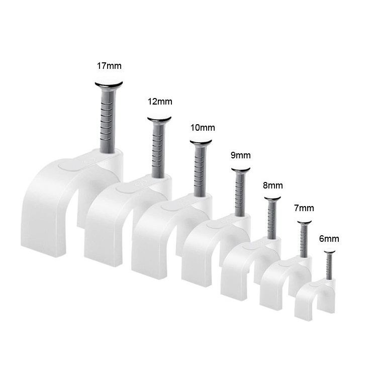 Jual Klem Kabel Paku Beton Cable Clip Tempel Kable Ke Tembok 1 Pack ...