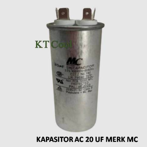 Jual KAPASITOR AC 20 UF MERK MC | Shopee Indonesia
