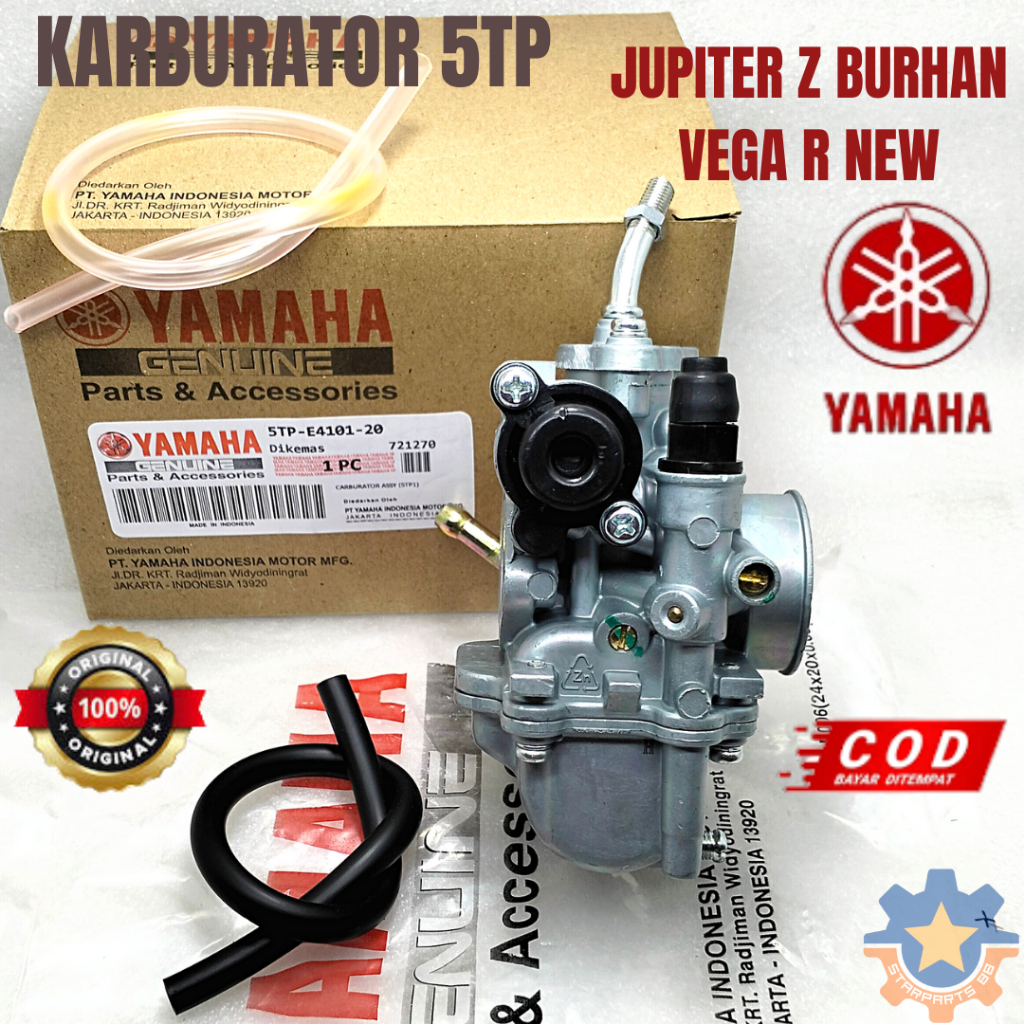 Jual Karburator 5TP Motor Yamaha Jupiter Z Burhan Vega R New Kualitas Orisinil Asli YGP Mikuni ...