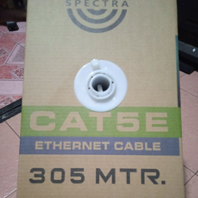 Jual Kabel LAN UTP Cat.5E 305m Original SPECTRA | Shopee Indonesia
