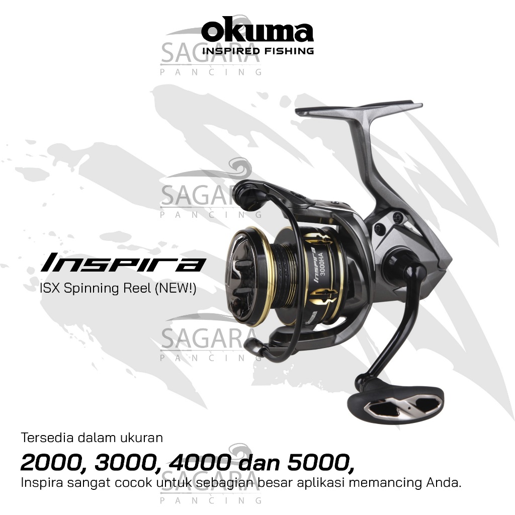 Jual Reel Okuma Inspira Okuma ISX Reel Pancing Spinning | Shopee Indonesia