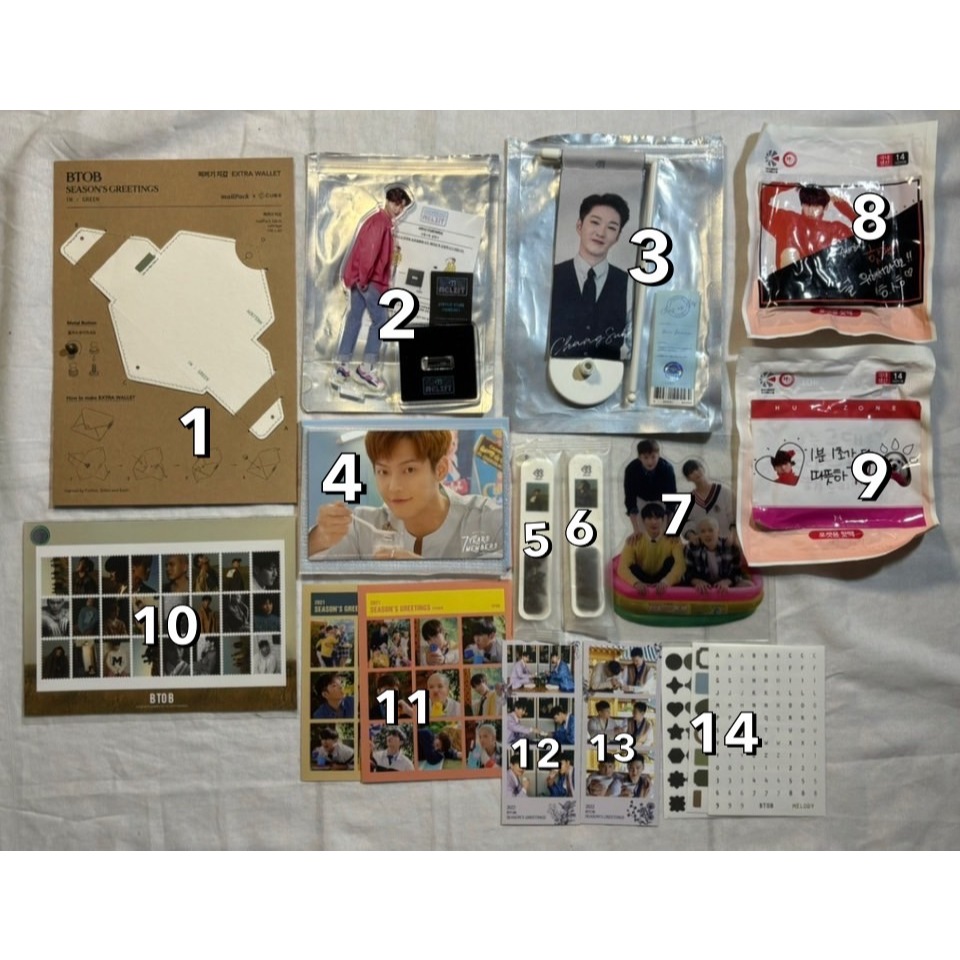 Jual BTOB Official Merchandise Concert Standee Mini Banner Hotpack ...