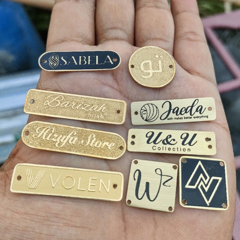 Jual label plat hijab besi, gamis,baju koko | Shopee Indonesia