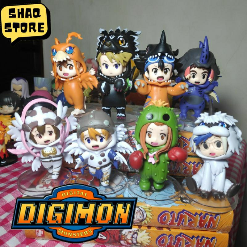 Jual Action Figure Digimon Adventure Standing Figure Mini Figure Mainan ...