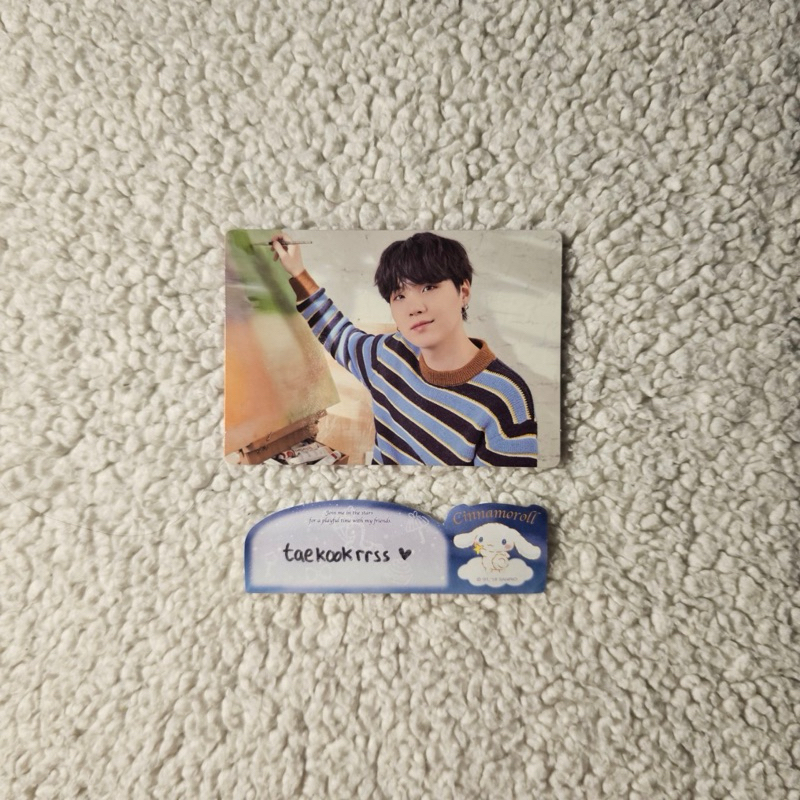 Jual BTS Army Membership Merch Box 7 Sharing Mini Photocard Suga (BTS ...