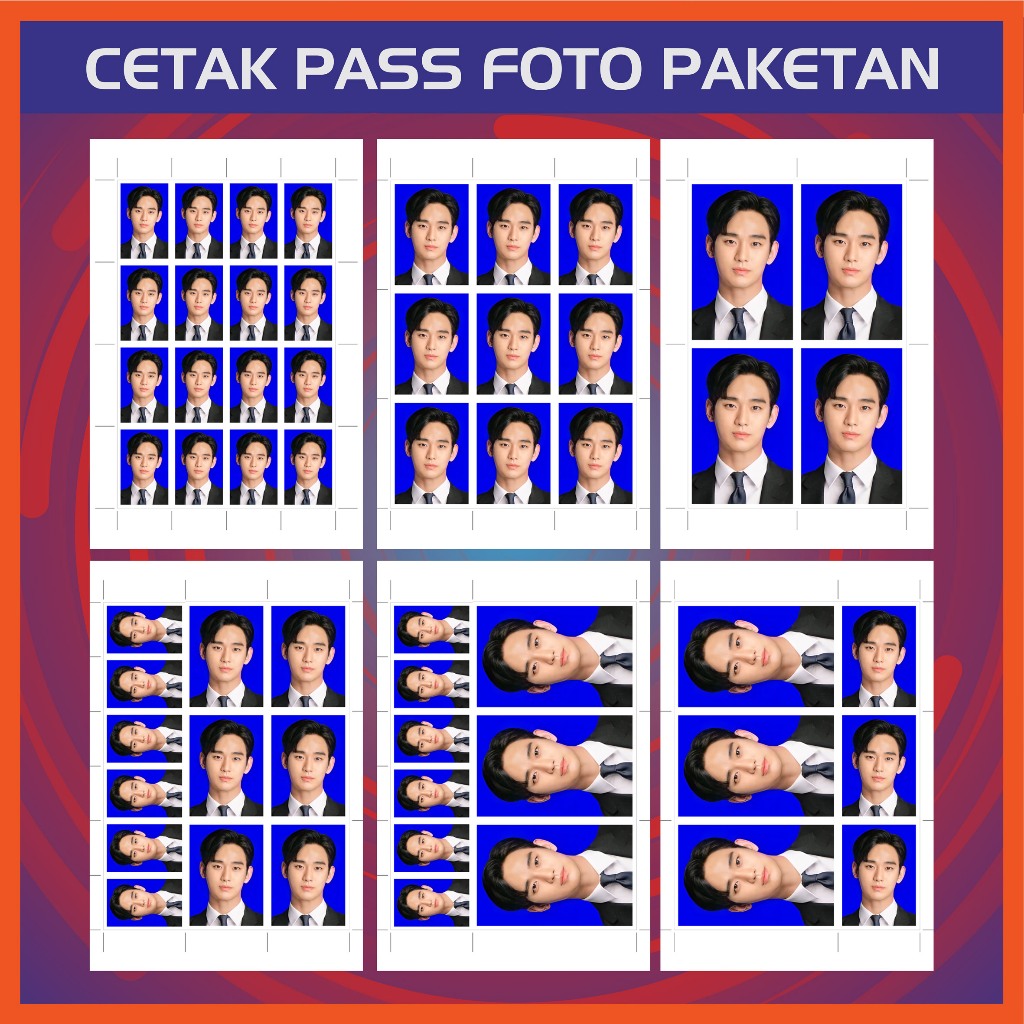 Jual Cetak Pass foto Paket 4R|Cetak Foto 4R|Cetak Foto ukuran 2x3 / 3x4 ...