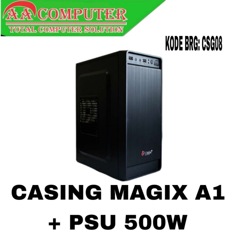 Jual Casing PC Magix A1+Psu 500w | Shopee Indonesia