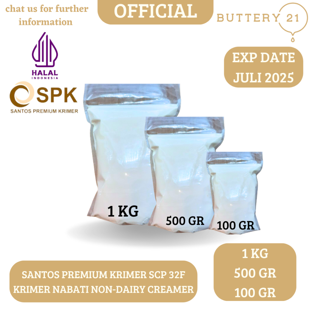 Jual SANTOS PREMIUM KRIMER SCP 32F 500 GR/ KRIMER NABATI NON-DAIRY CREAMER/SANTOS KRIMER ...