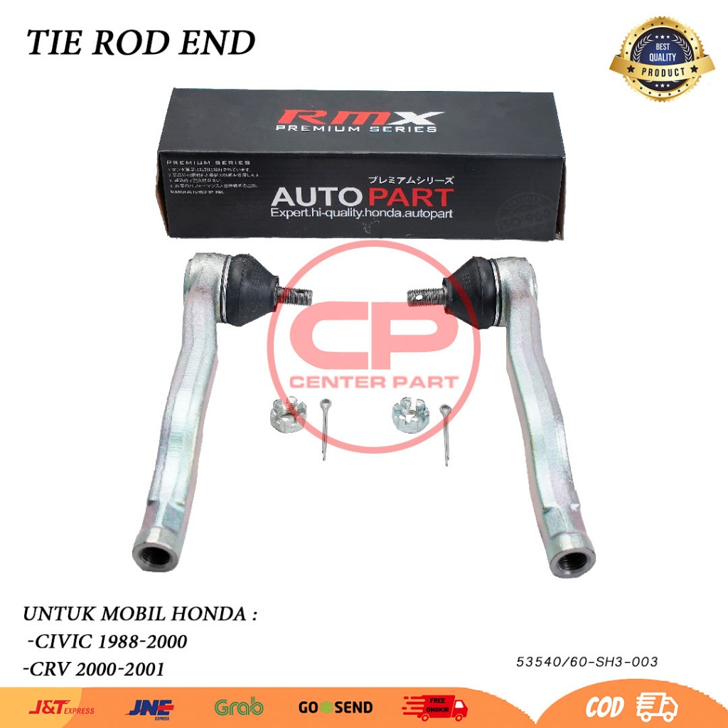 Jual tie rod end tirod terod bola stir honda civic nova nouva civic lx ...