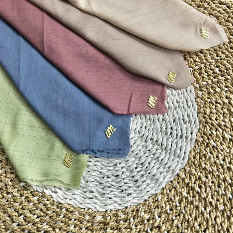 Jual SEGIEMPAT VOAL WAFFLE LC LOGO UMAMA SCARF / HIJAB JILBAB SQUARE ...