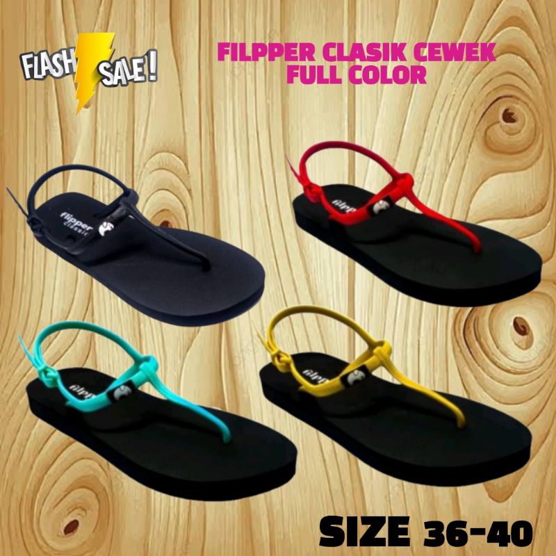 Jual sandal filpper Clasik cewek, sendal perempuan, sandal distro cewek ...
