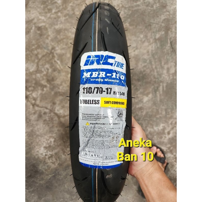 Jual Ban IRC 110/70-17 MBR-110 Tubeless Soft Compound | Shopee Indonesia