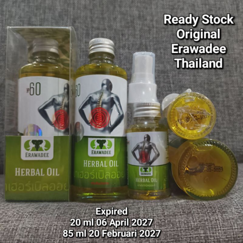 Jual Herbal Spray Erawadee No 60 Erawadee Thailand Original | Shopee ...